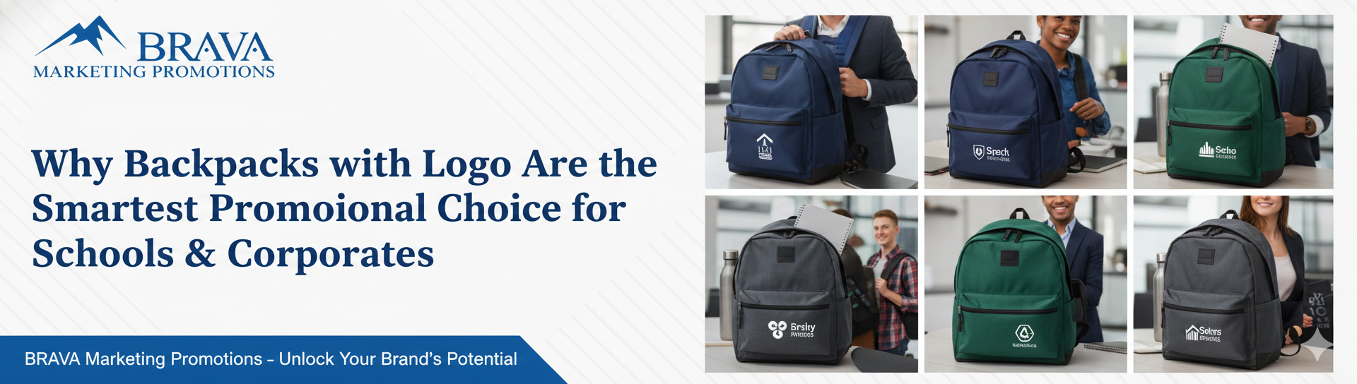 custom backpacks with logos Archives | BRAVA Marketing Blog