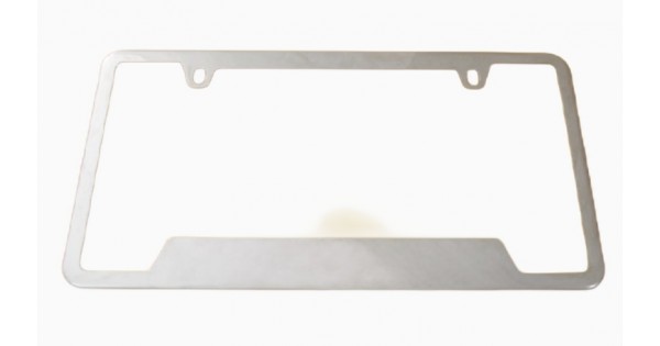 Custom Custom Stainless License Frame - Bravamarketing.com | License ...