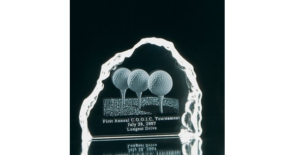 Small Iceberg Crystal Award Custom Etched - Bravamarketing.com ...