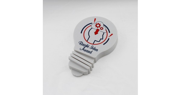 Personalized Light Bulb Paperweight - Bravamarketing.com | Corporate Awards