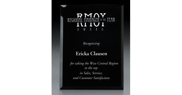 Black Pearl with Logo - Bravamarketing.com | Plaques