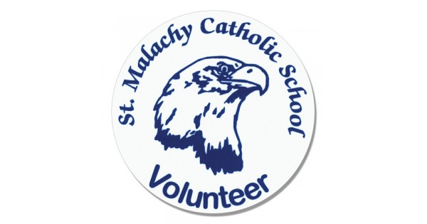 White Styrene Round Name Badge (2 3/4" Diameter) Logo Imprinted ...