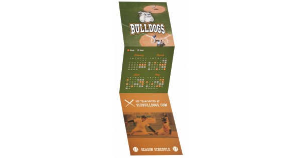 Branded Custom Trifold Calendar - Bravamarketing.com | Desk Calendars