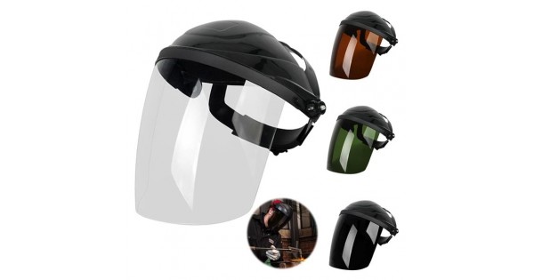 Customized Electric Welding Face Shield - Bravamarketing.com | Other Hats