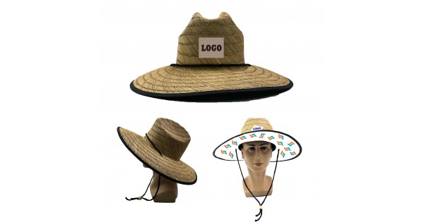 Branded Sun Straw Hat - Bravamarketing.com | Western Hats