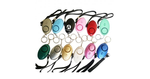 SOS Personal Alarm & LED Keychain Custom Imprinted - Bravamarketing.com ...