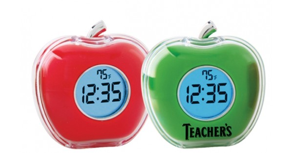 Talking Apple Alarm Clock Custom Imprinted - Bravamarketing.com ...