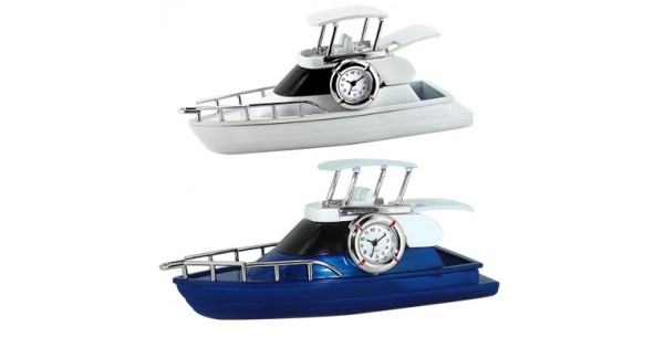Yacht Clock Custom Imprinted - Bravamarketing.com | Digital Clocks