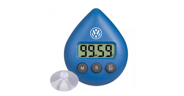 Digital Timer In Water Drop Shape With Easy Button And Built In Suction ...