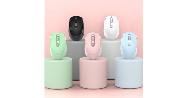 Rechargeable Silent Wireless Mouse with Logo - Bravamarketing.com ...