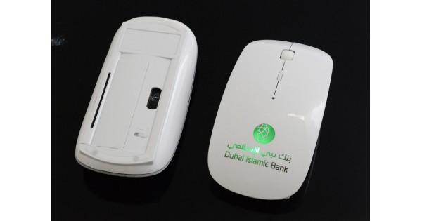 Logo Printed Webkey wireless mouse with LED light up logo ...