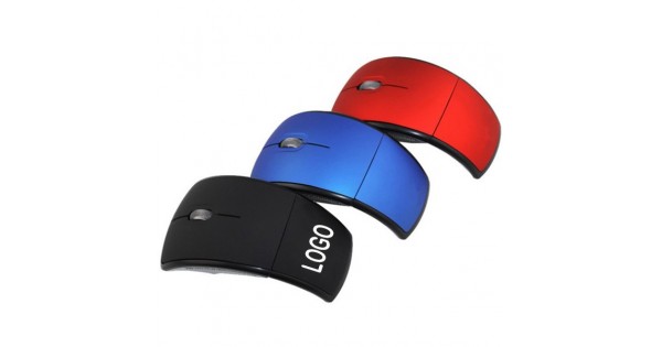 Custom Printed Foldable Wireless Mouse - Bravamarketing.com | Computer Mice