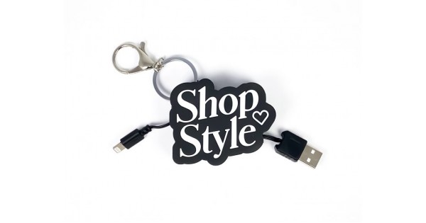 Retractable Phone Cable with Logo - Bravamarketing.com | USB Cables