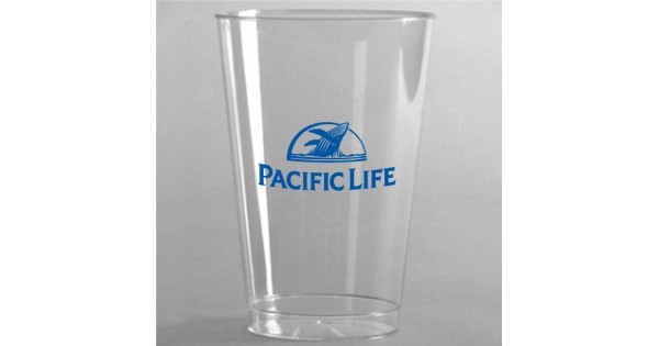Personalized 16 Oz. Crystal Clear Plastic Cup (Silk Screen Printing ...