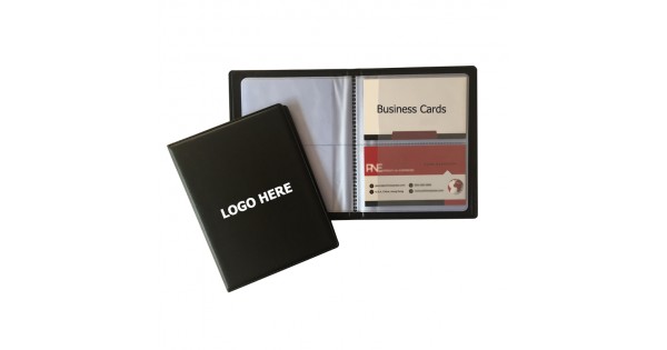 Vinyl Business Card Holder Logo Branded - Bravamarketing.com | Card Holders
