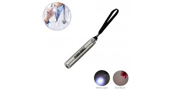 2 IN 1 Flashlight with Logo - Bravamarketing.com | Laser Pointers