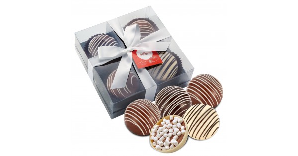 Hot Chocolate Bomb Gift Box - Original Flavor - 4 Pack - 2 Classic Milk ...