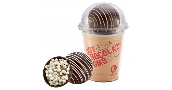 Hot Chocolate Bomb Cup Kit - Original Flavor - Classic Dark Chocolate ...