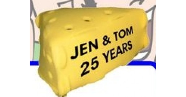 Foam Cheese Hat (9") with Logo - Bravamarketing.com | Foam Novelties