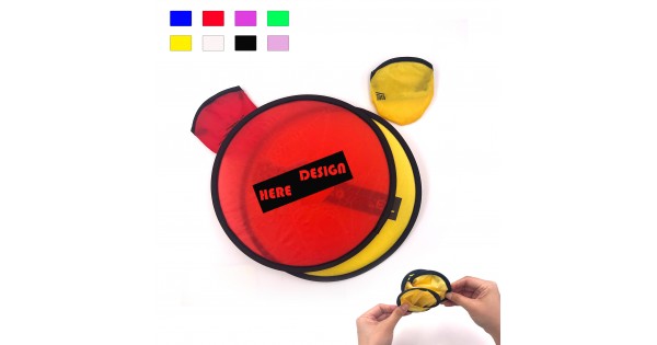Foldable Fan Flyer Disk With Pouch with Logo - Bravamarketing.com ...