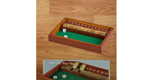 12 Number Shut The Box with Logo - Bravamarketing.com | Games
