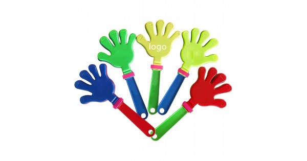 Custom 11'' Hand Clackers with Logo - Bravamarketing.com | Noisemakers