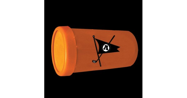 3" Orange Super Air Blaster with Logo - Bravamarketing.com | Noisemakers