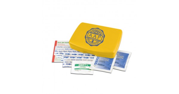 Express First Aid Kit With Non Aspirin Pain Reliever with Logo ...