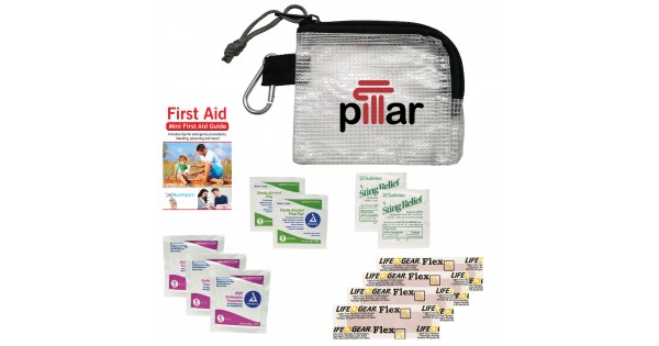 Be Ready First Aid Kit with Logo - Bravamarketing.com | Bandages