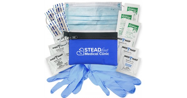 Personalized Zip Tote Personal Protection Kit - Bravamarketing.com ...