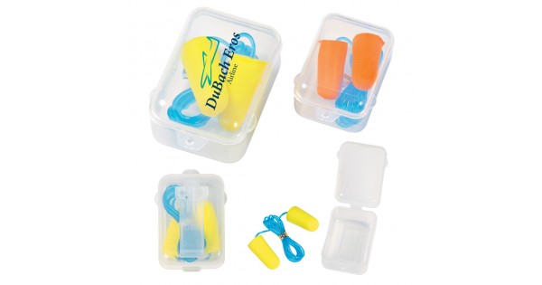 Custom Vibrant Ear Plugs with Case for Travel - Bravamarketing.com ...