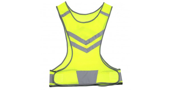 Custom LED light reflective vest outdoor sports riding safety vest ...