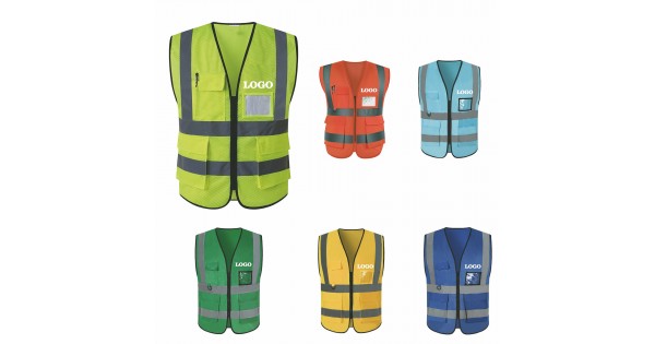 Custom Printed:Logo Branded Custom Logo Safety Vest - Bravamarketing ...
