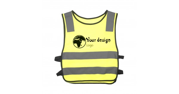 Custom Printed:Logo Branded Kids Safety Vest - Bravamarketing.com ...
