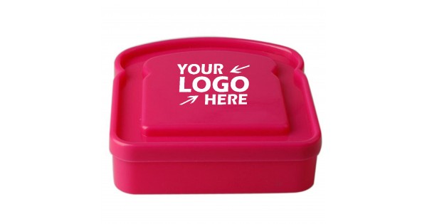 Logo Branded Plastic Sandwich Box - Bravamarketing.com | Containers