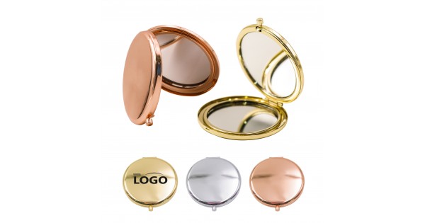 Custom Metal Compact Mirror - Bravamarketing.com | Mirrors