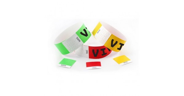 Custom Tyvek Wristband Stub Custom Imprinted - Bravamarketing.com ...