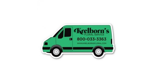 Sprinter Van Magnet - 3.5" x 1.65" - 30 mil - Outdoor Safe with Logo ...