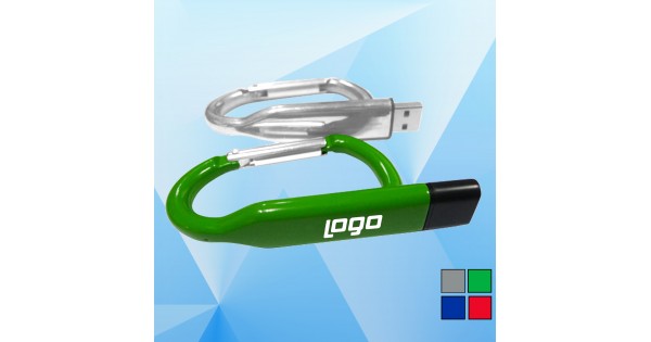 Custom Carabiner USB Flash Drive - Bravamarketing.com | Carabineers
