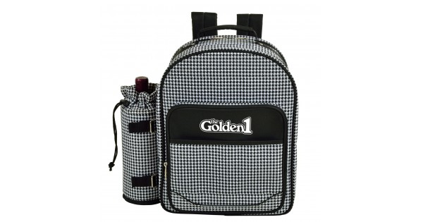 Logo Branded Picnic Backpack for 4 with Cooler - Bravamarketing.com ...