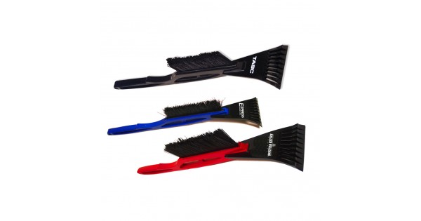 Custom Printed Super Deluxe Snowbrush Ice Scraper - Bravamarketing.com ...