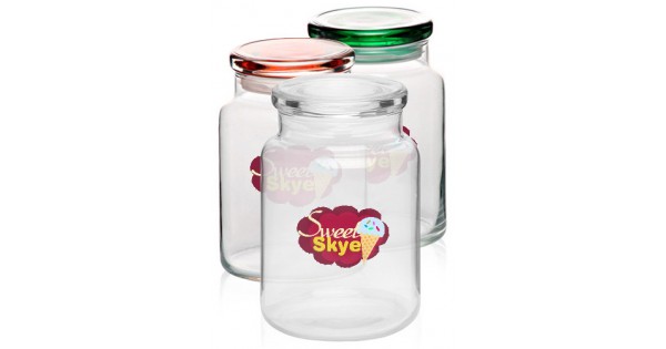 26 Oz. ARC Flat Lid Colonial Candy Jars - Bravamarketing.com | Quick Ship