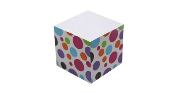 500 Sheets Memo Cube with Logo - Bravamarketing.com | Paper Cubes