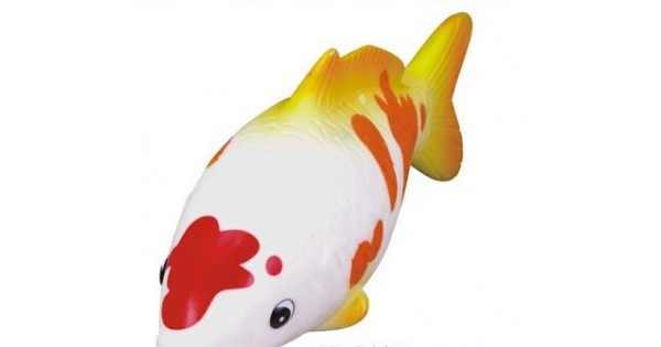 Custom Rubber Koi Fish Toy - Bravamarketing.com | Animal Stress Relievers