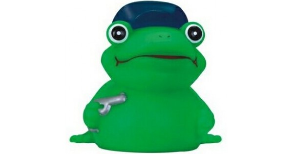 Personalized Rubber Police Frog Toy - Bravamarketing.com | Animal ...