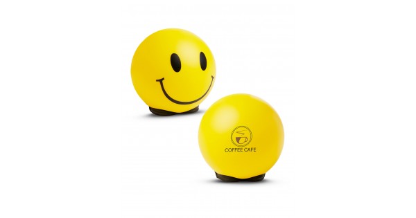 Classic Smiley Face Stress Ball with Logo - Bravamarketing.com | Stress ...
