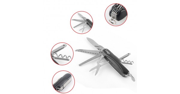 Multi-Function Tool Pocket Knife with Logo - Bravamarketing.com | Knives
