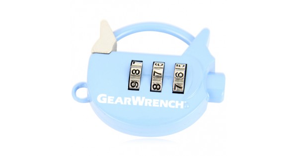 Logo Branded Metal Body 3 Digit Safety Padlock - Bravamarketing.com | Locks