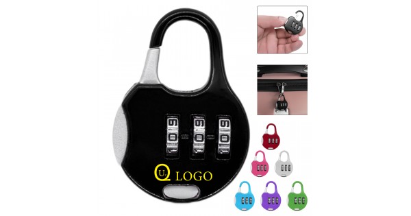 Custom Mini Color Combination Padlock - Bravamarketing.com | Locks