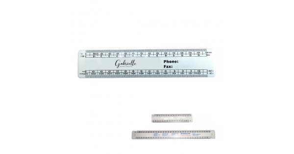 Personalized Metric Ruler / Double Numbered - Bravamarketing.com ...